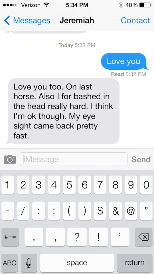 bashed in the head – Almost Farmgirl